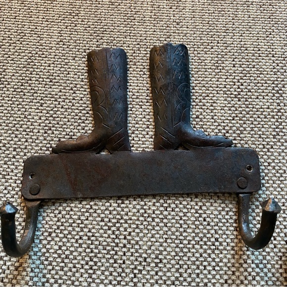 Other | Cowboy Boot Metal Key Holder Western Style Wall Hooks | Poshmark